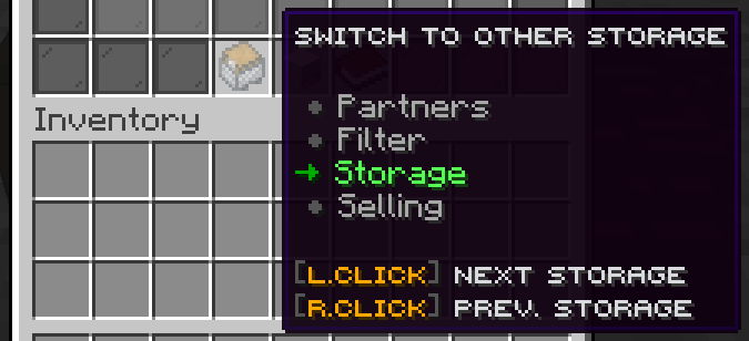 Extra Storage - SolaceMC Wiki